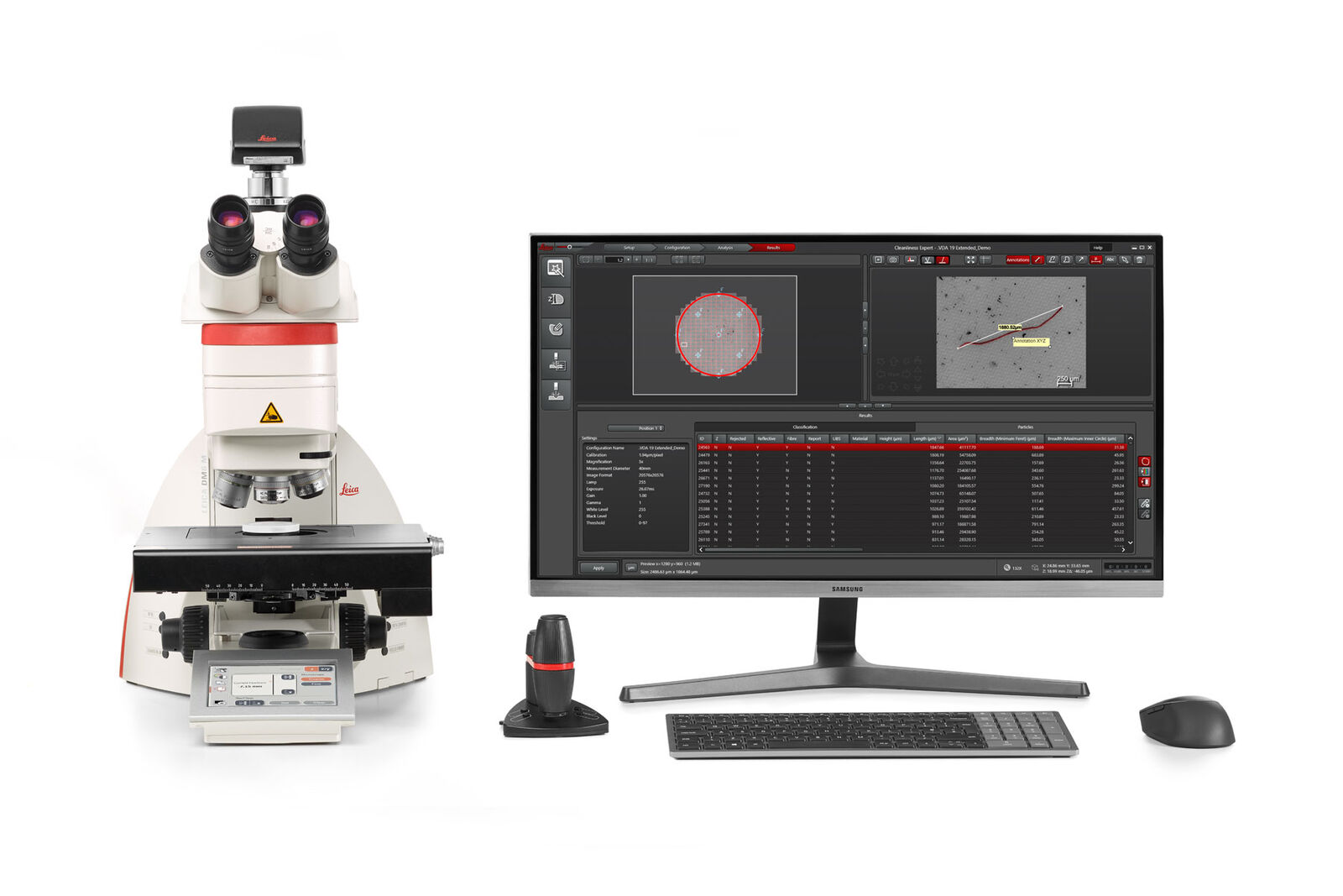Leica - Cleanliness Analysis Systems - Histocenter