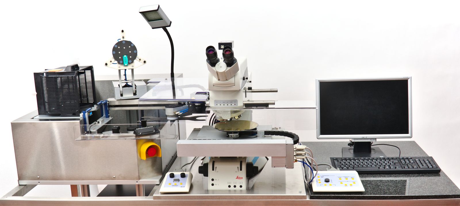 Safe Wafer Loading for Microscope Inspection without Hand Contact ...
