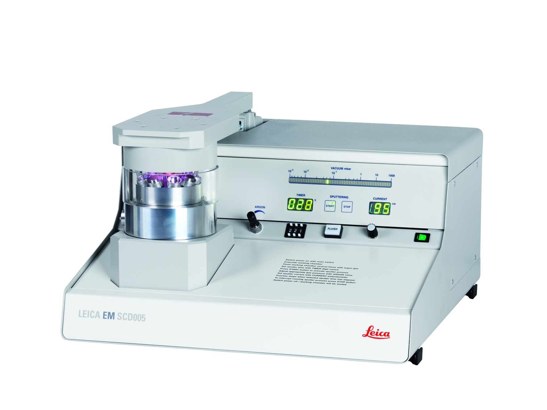 EM SCD005 Cool Sputter Coater | Products | Leica Microsystems